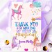 Editable Unicorn Favor Tags Personalized Unicorn Tag Magical Birthday ...