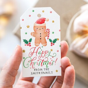 Printable Christmas Gift Tag, Editable Christmas Gift Tag, Christmas ...