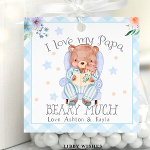 Printable Happy Father's Day Gift Tag, Editable Father's Day Gift Tag ...