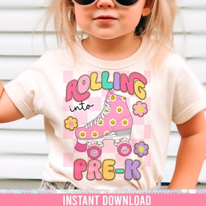 Rolling Into Pre-k Sublimation, Pre K Png, Pre K Png, Pre Kindergarten ...