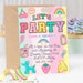 Editable Birthday Party Invitation Stoney Clover Lane Varsity Patch ...