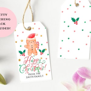 Printable Christmas Gift Tag, Editable Christmas Gift Tag, Christmas ...
