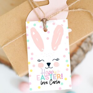 Editable Easter Treat Printable Tags, Printable Easter Gift Tags ...