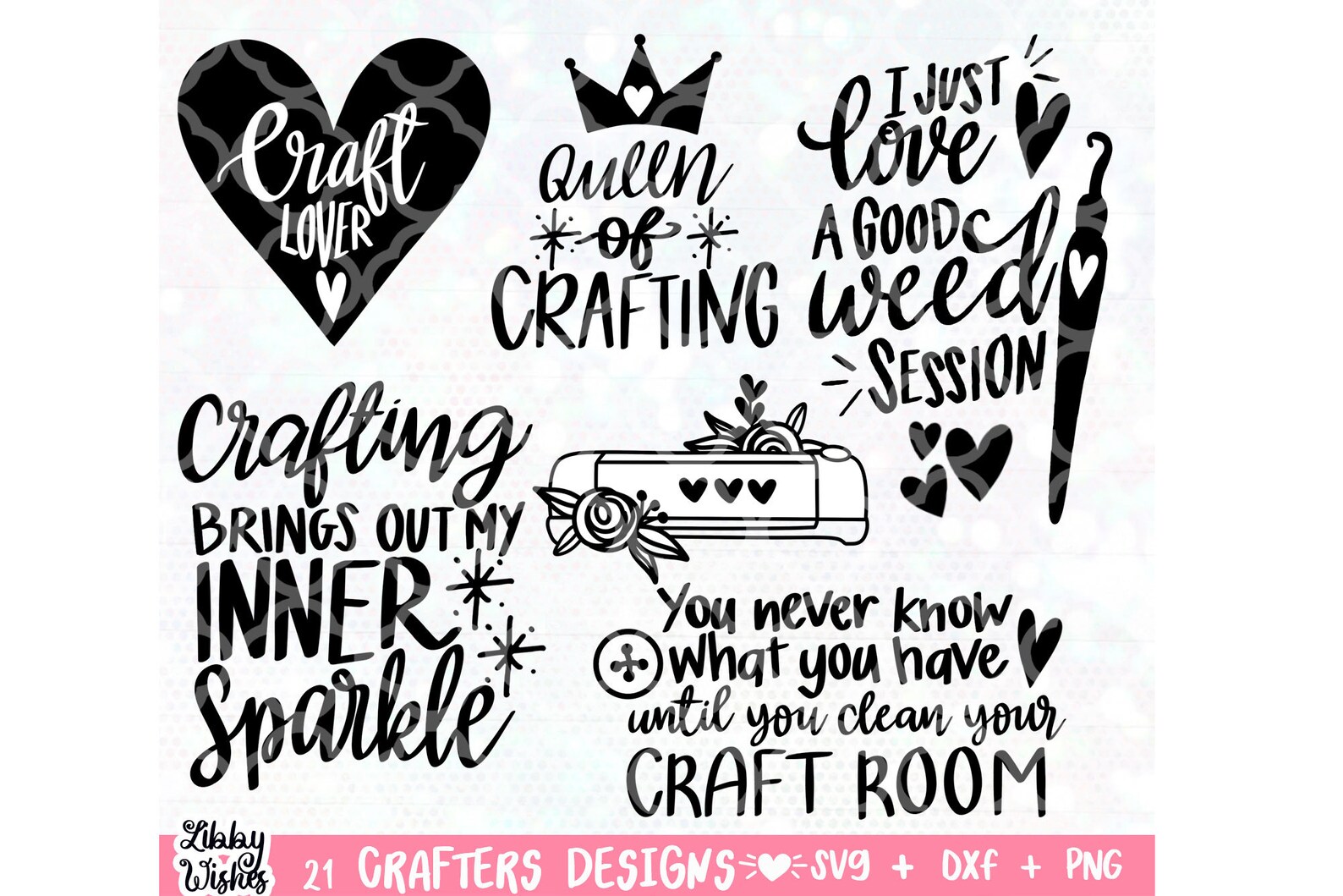 Crafting SVG Bundle, Funny Crafting SVG, Crafty Svg, Crafter SVG ...