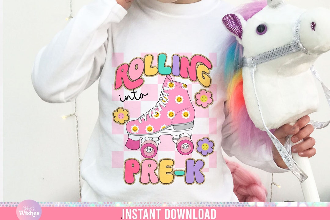 Rolling Into Pre-k Sublimation, Pre K Png, Pre K Png, Pre Kindergarten ...