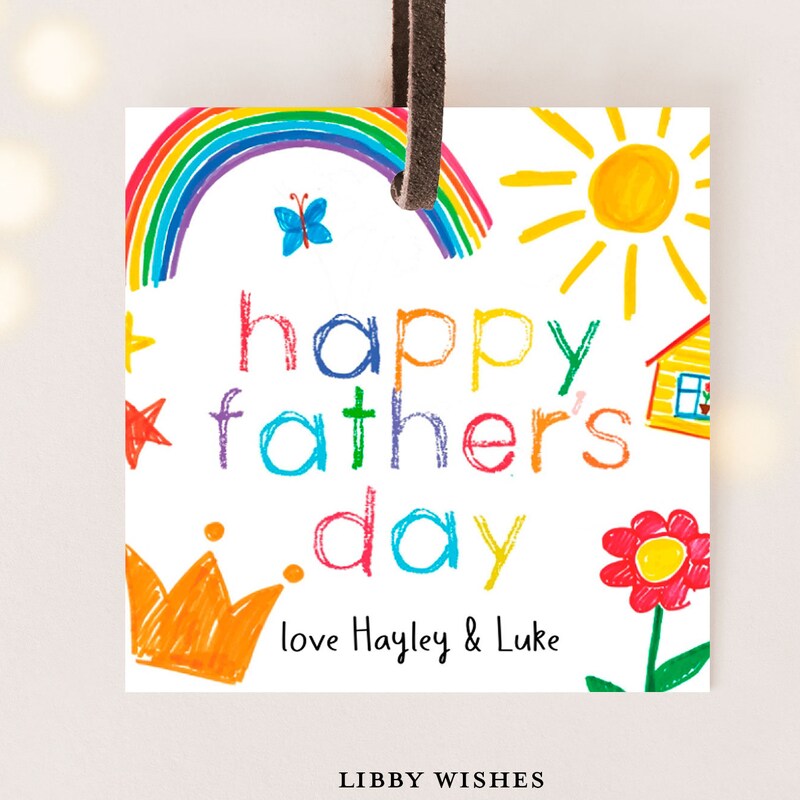 Happy Fathers Day Tags - Etsy