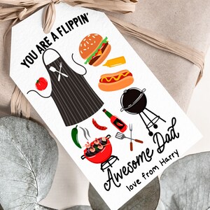 Printable Happy Father's Day Gift Tag, Editable Father's Day Gift Tag ...