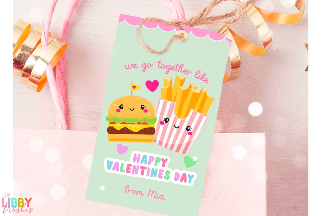 Valentines Day Gift Tags, Happy Valentines Day Tags, Gift Tags for ...