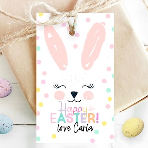 Editable Easter Treat Printable Tags, Printable Easter Gift Tags ...