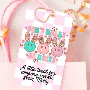 Editable Easter Treat Printable Tags, Printable Easter Gift Tags ...