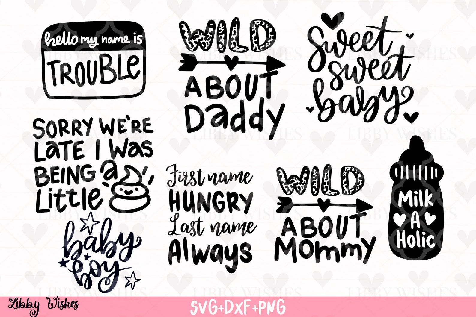 Baby Svg Bundle Toddler Svg Bundle Funny Baby Svg Newborn - Etsy
