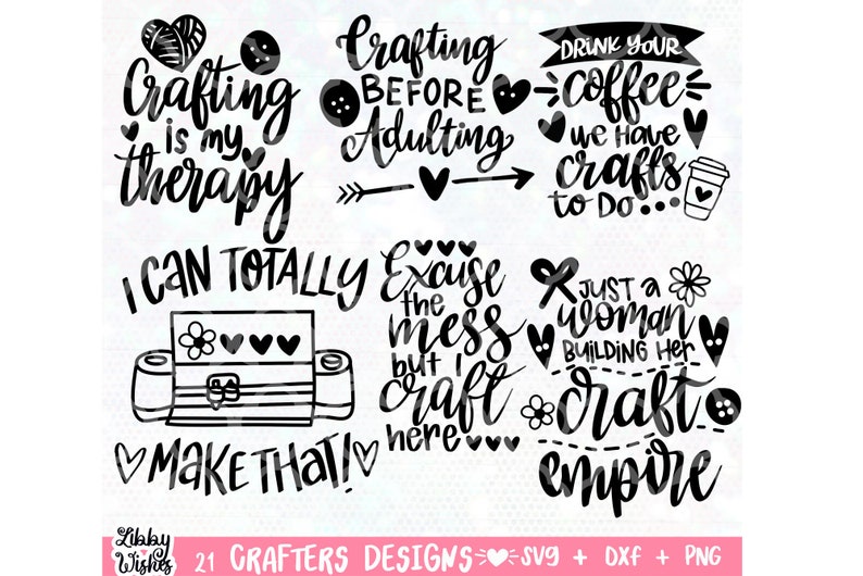 Crafting SVG Bundle, Funny Crafting SVG, Crafty Svg, Crafter SVG ...