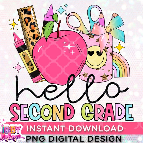 Hello 2nd Grade - Etsy