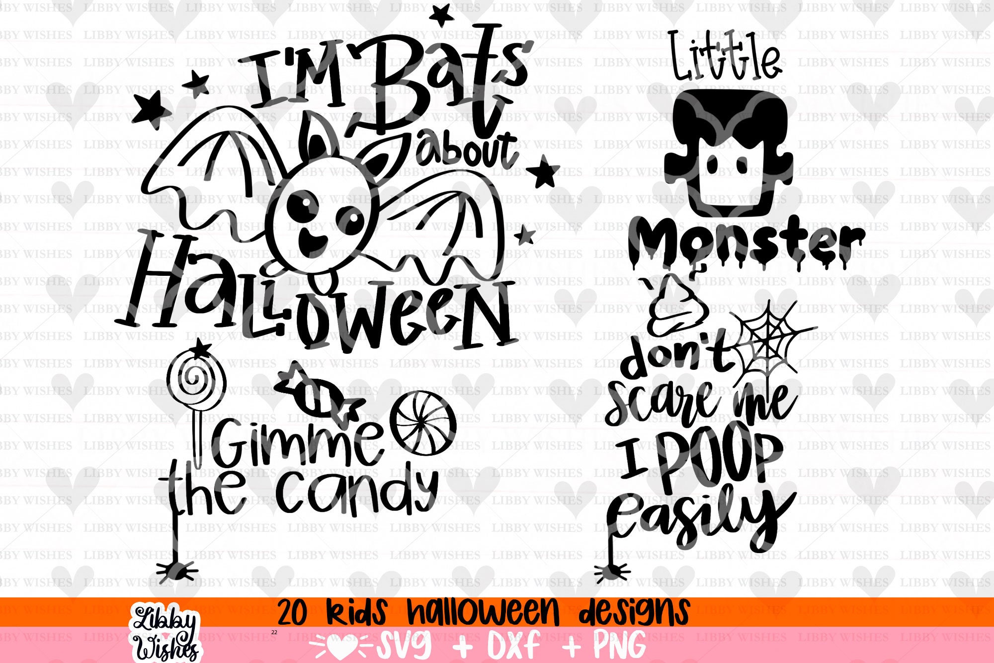 Kids Halloween SVG Bundle, Children's Halloween SVG, Toddler Svg ...