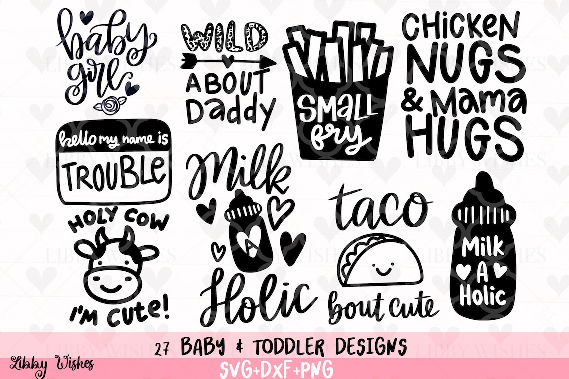 Baby Svg Bundle Toddler Svg Bundle Funny Baby Svg Newborn - Etsy