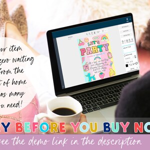 Editable Birthday Party Invitation Stoney Clover Lane Varsity Patch ...