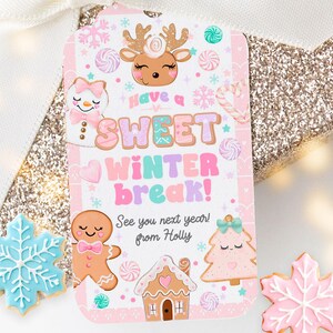 Hope Your Winter Break is Snow Much Fun Printable Gift Tag Sweet ...
