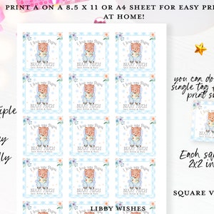 Printable Happy Father's Day Gift Tag, Editable Father's Day Gift Tag ...