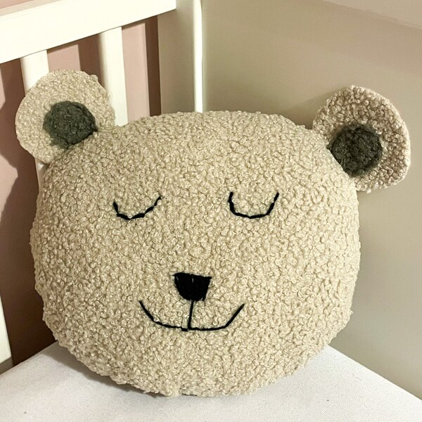Teddy Bear Cushion - Etsy