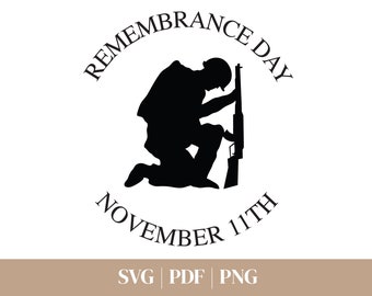 Lest We Forget Svg, Remembrance Day Digital Download, Soldier, Military ...