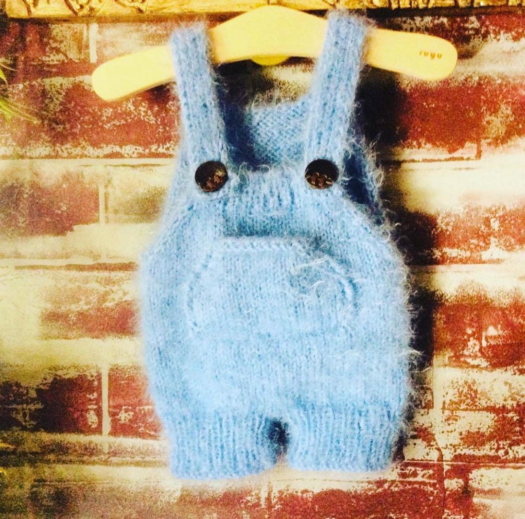 Soft and Snuggly Hand-knitted Baby Romper/crochet Nursery Toy - Etsy