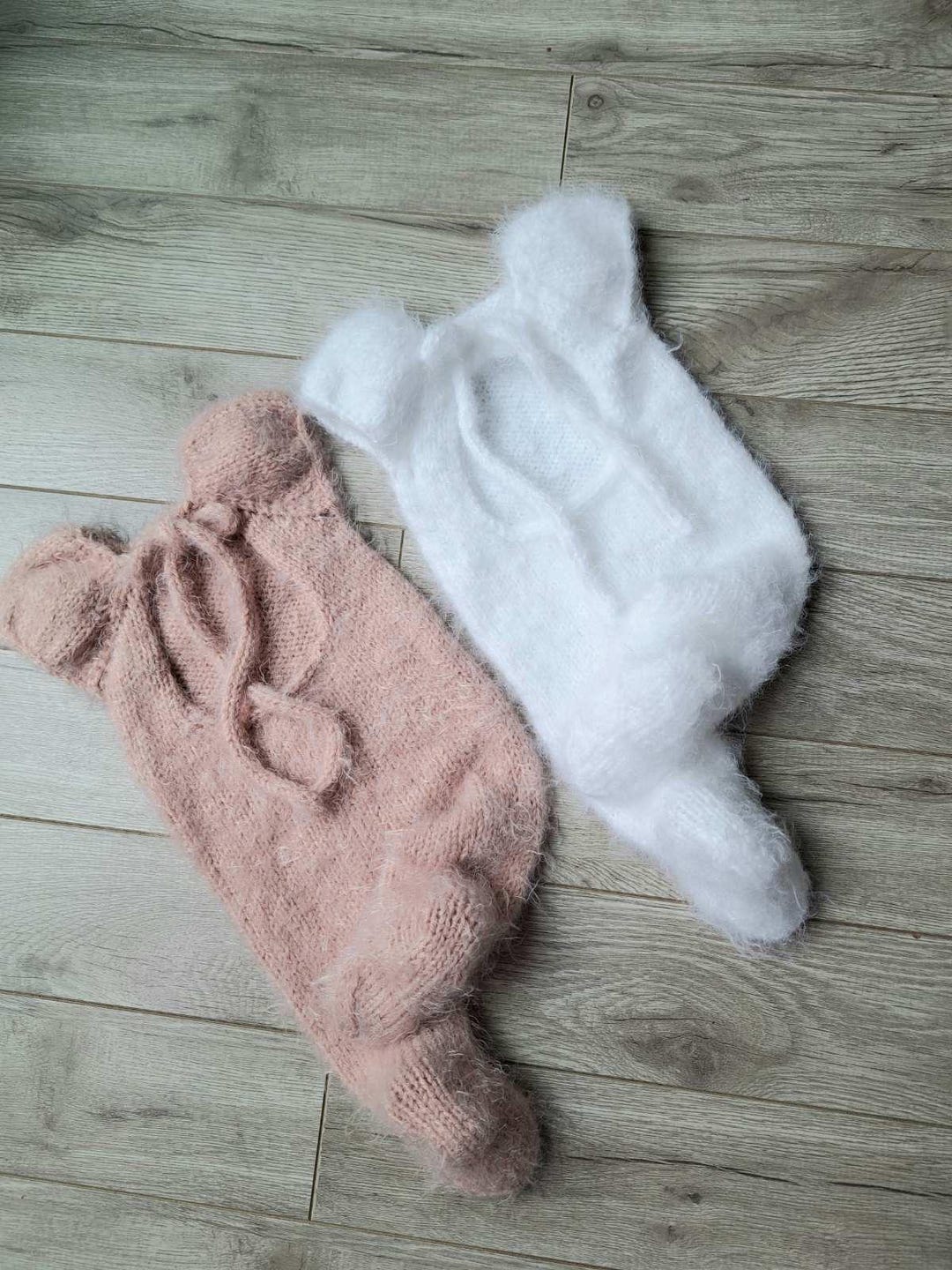 Soft and Snuggly Hand-knitted Baby Rompers - Etsy