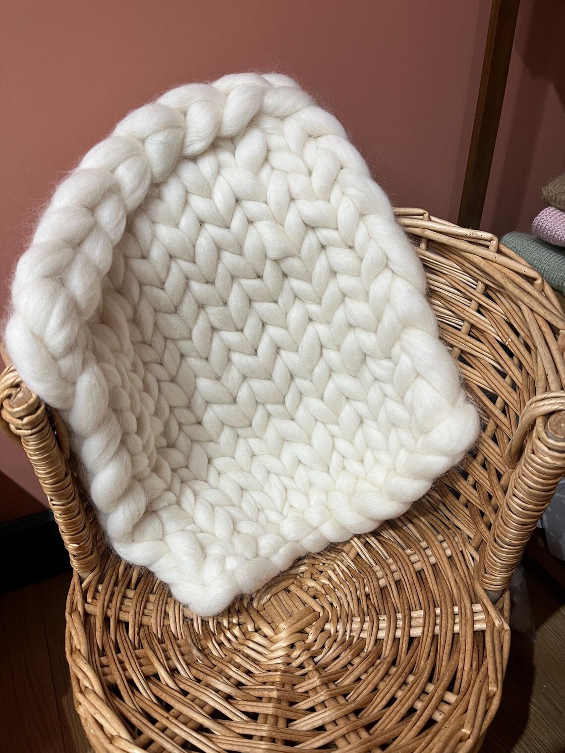 Soft and Snuggly/ Hand-knitted/ Baby Romper/ Newborn/photo Props/baby ...