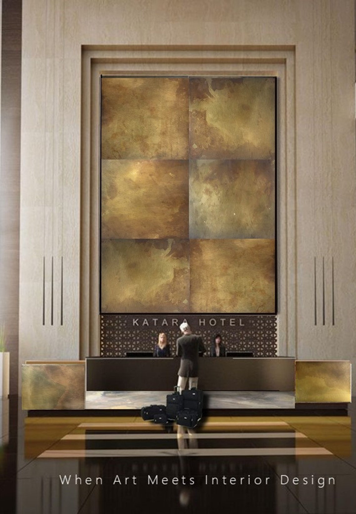 Large Metal Wall Tiles XXL 39x 39 Matte or Shiny - Etsy