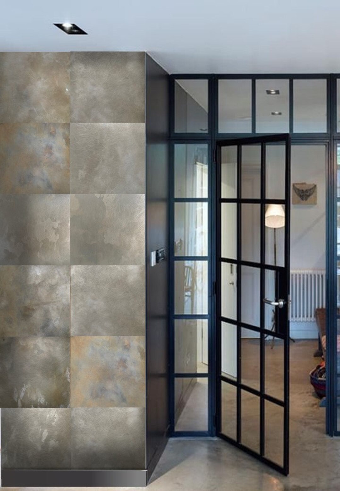 Zinc Metal Wall Tiles Patinated Satin Aged - Etsy