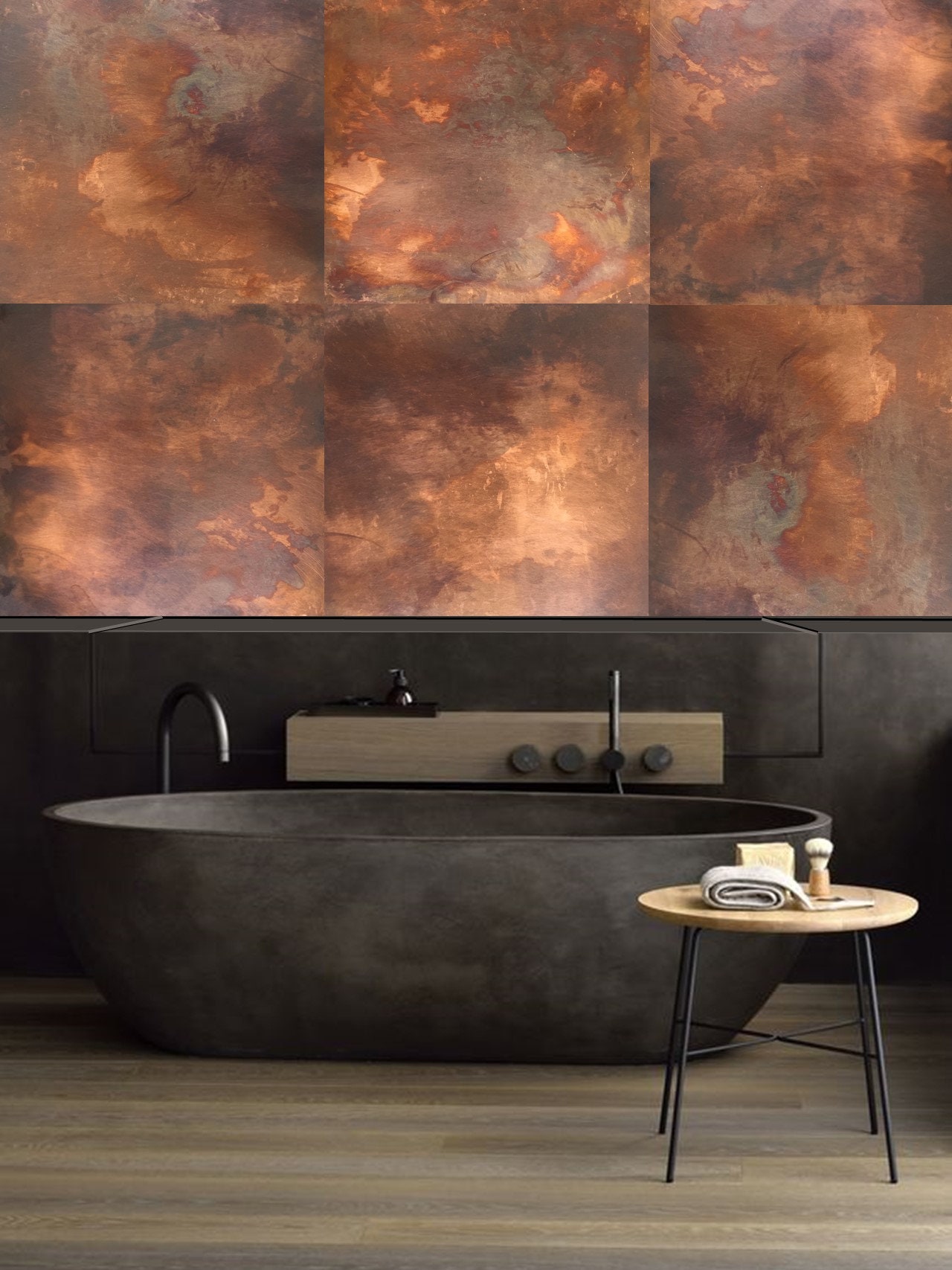 Patina ZINC Galaxy Wall Tiles - Etsy