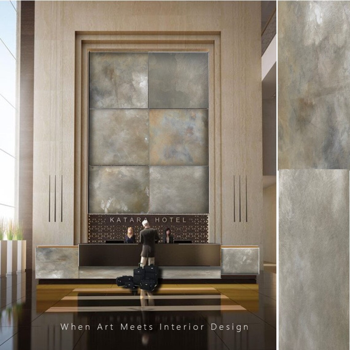Large Metal Wall Tiles XXL 39x 39 Matte or Shiny - Etsy