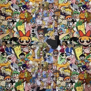 90s Cartoons Collage