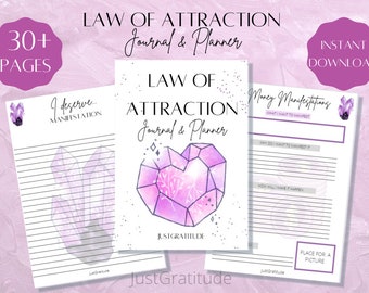 Printable Manifestation Journal Law of Attraction Workbook - Etsy