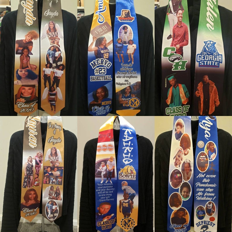 Custom Graduation Stoles - Etsy
