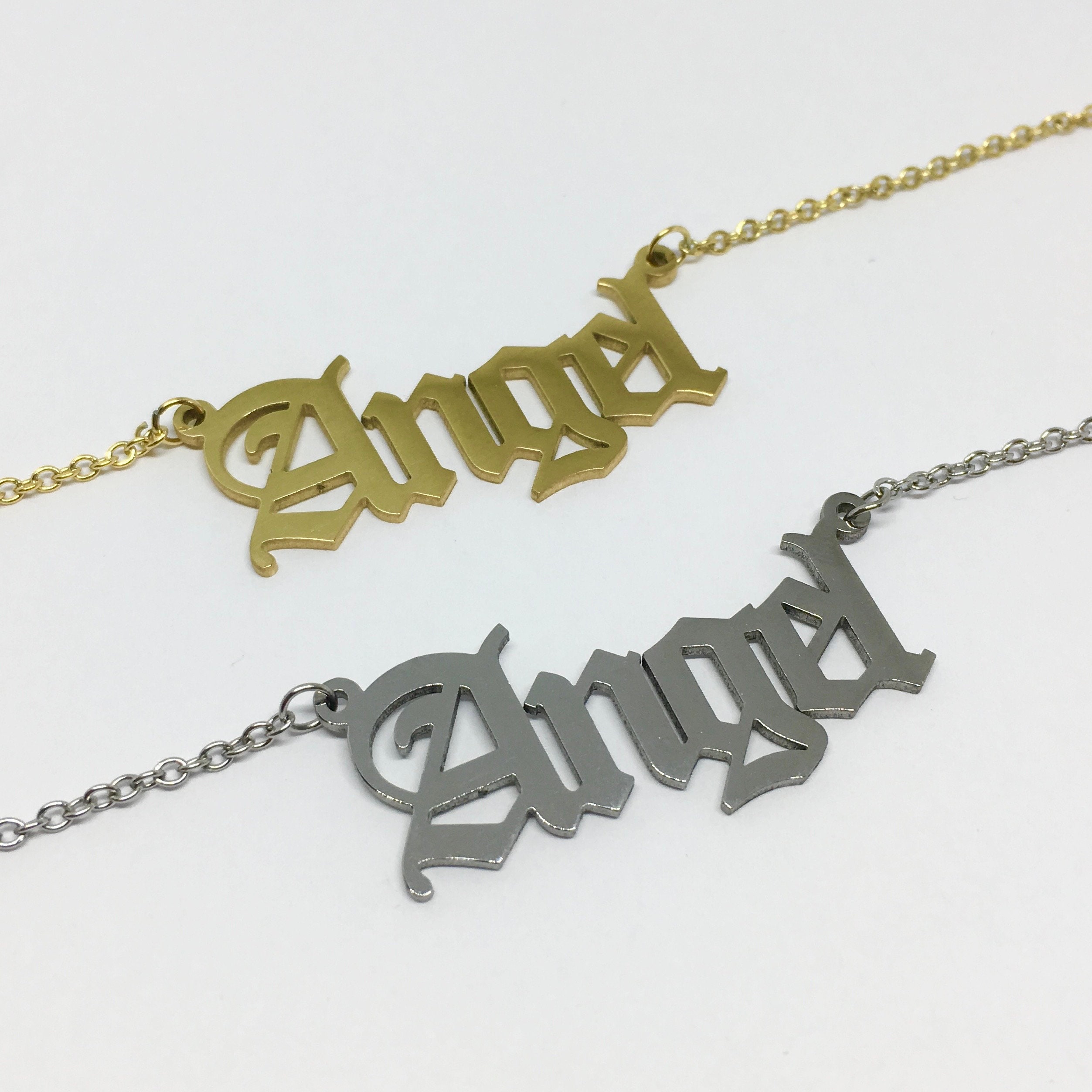 Word angel necklace store