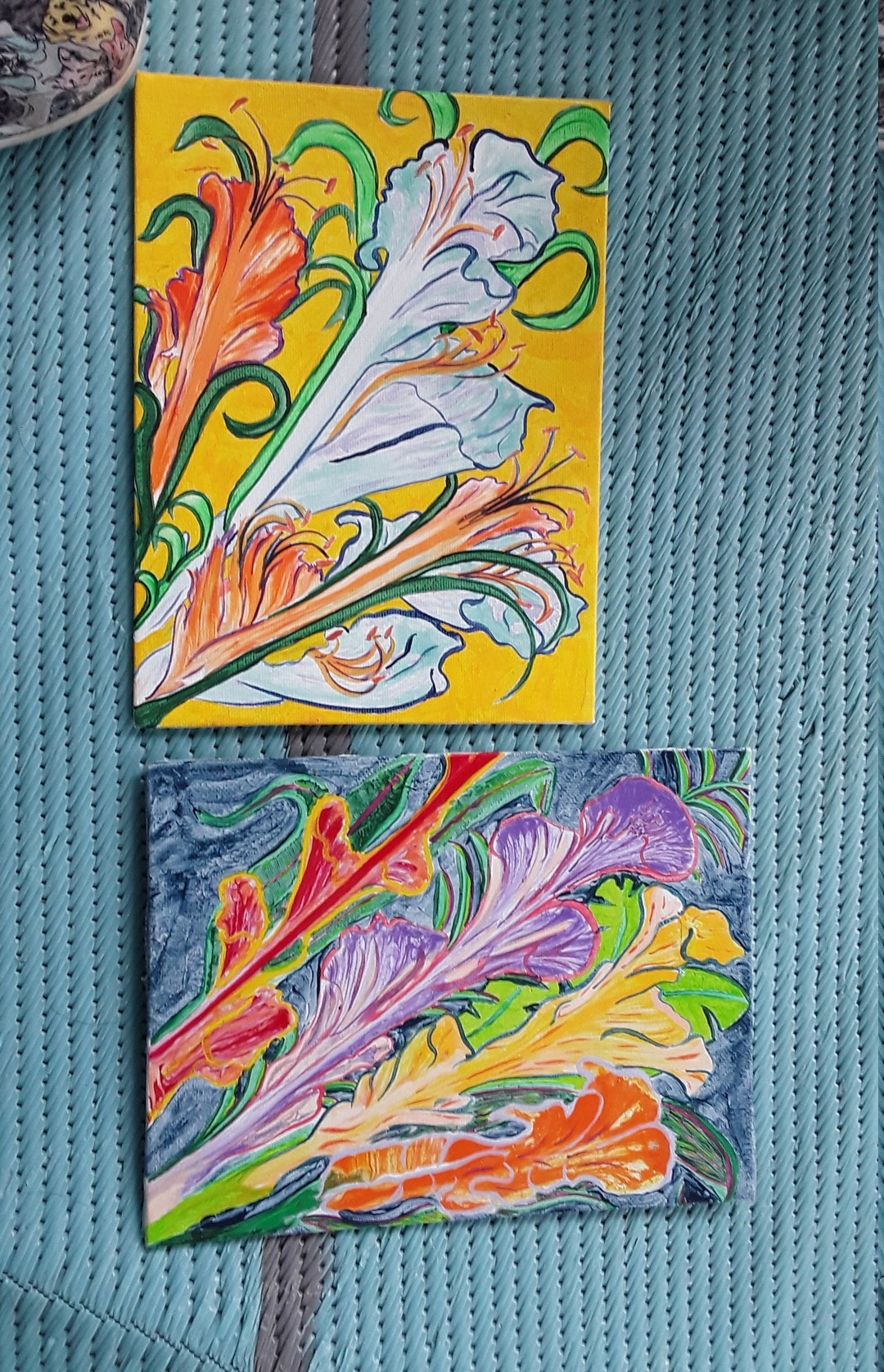 String Flowers - Etsy