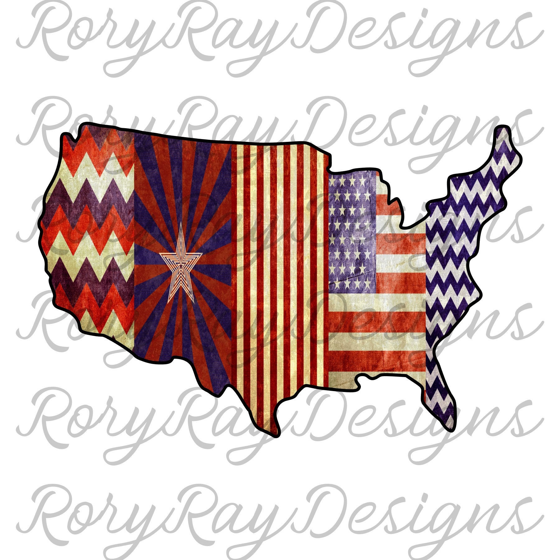 USA Sublimation Design Download, America, Independence, Memorial Day ...