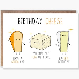 Cheesy Birthday Card Happy Birthday Card Birthday Card - Etsy UK