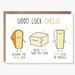 Cheesy Good Luck Card, New Job, Driving Test, Exams, Wishing You Luck ...