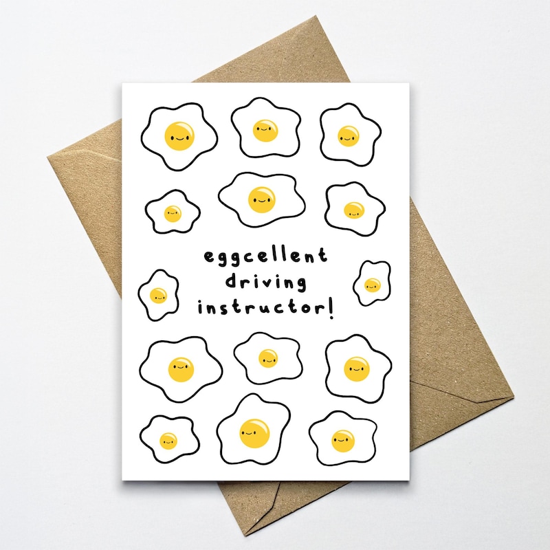 Cards for Driving Instructor - Etsy