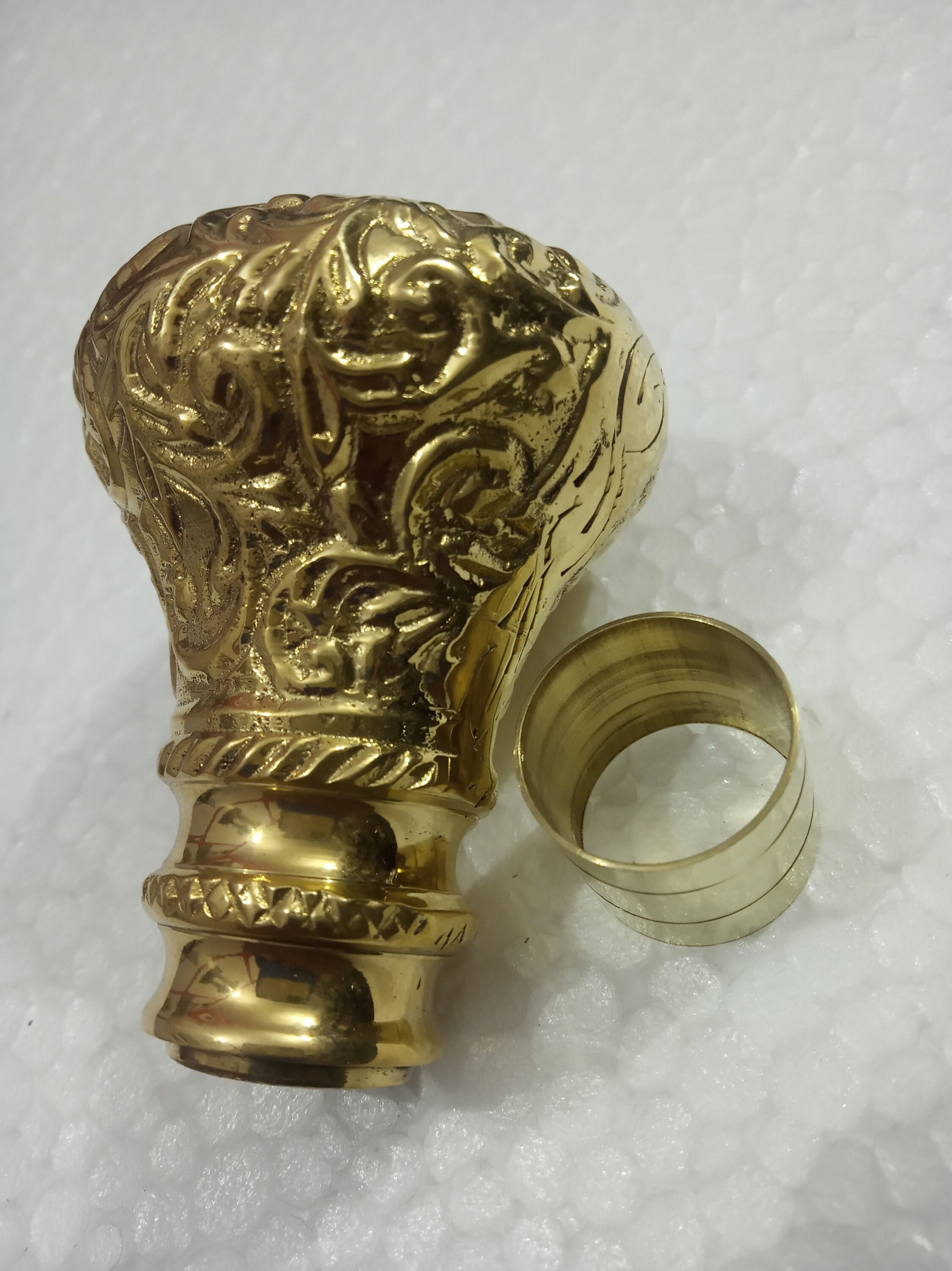 Solid Brass Walking Handle for Walking Cane - Etsy