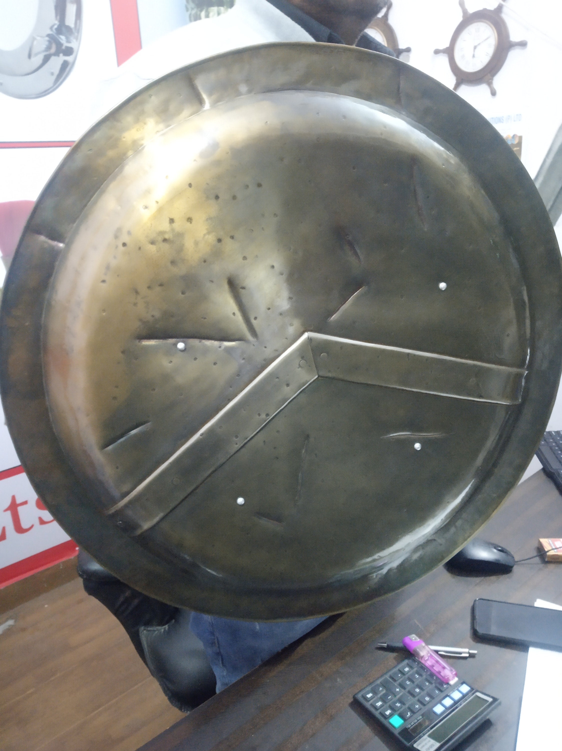 Medieval 300 SPARTAN Shield 18" GREEK King Leonidas Gear of War Armor ...