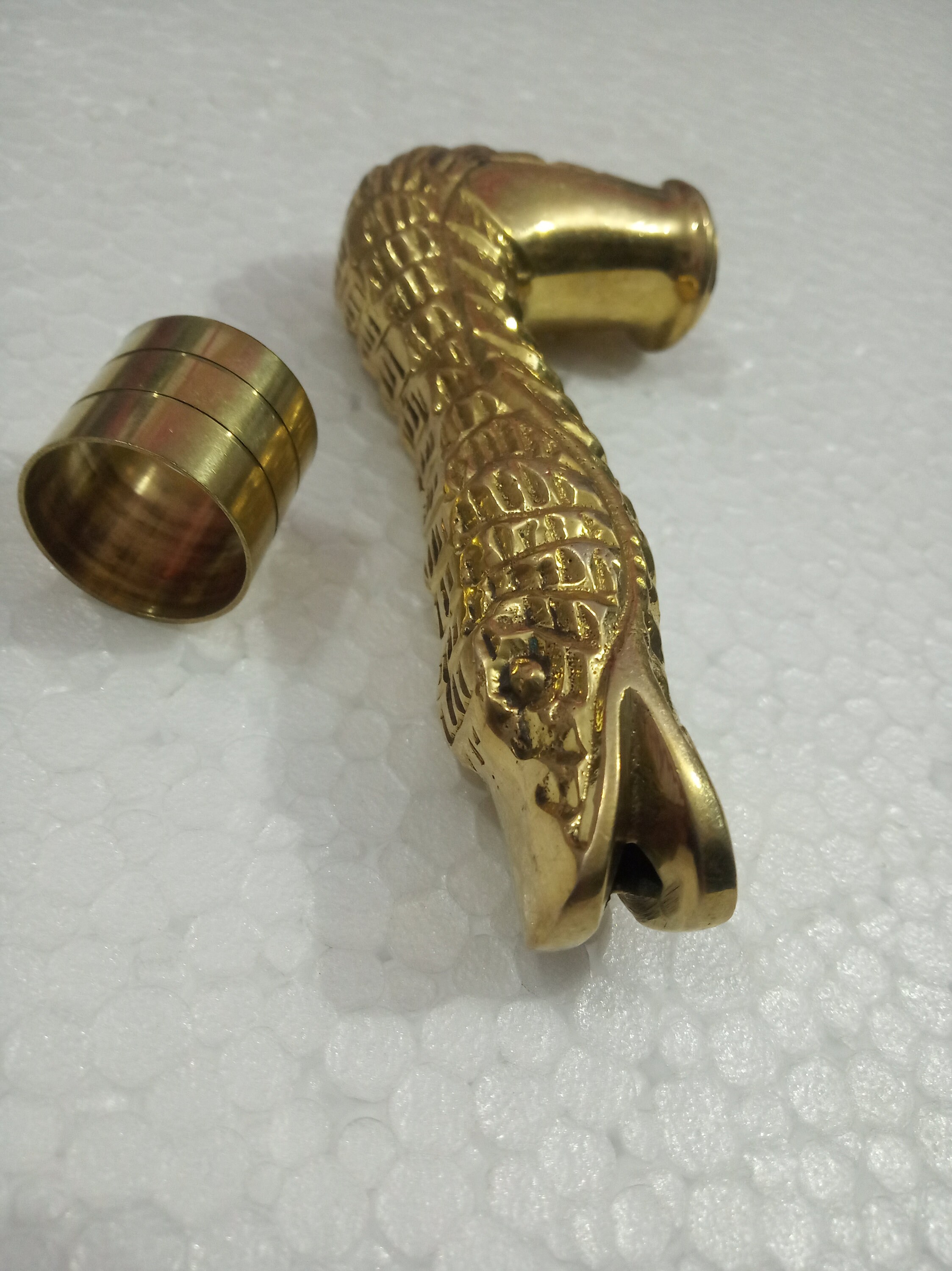 Brass Snake Solid Head Handle for Walking Stick Canes Gifts - Etsy
