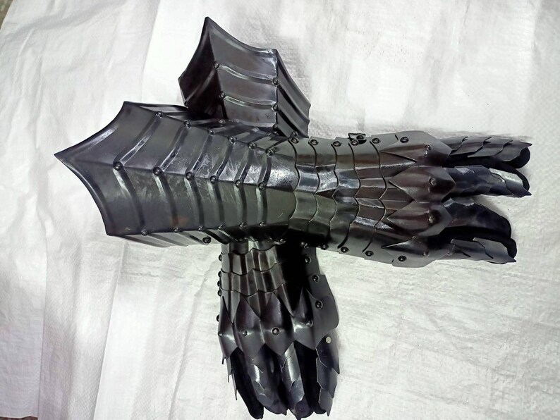Medieval Nazgul Gloves Medieval Steel Armor Gloves Gauntlets - Etsy