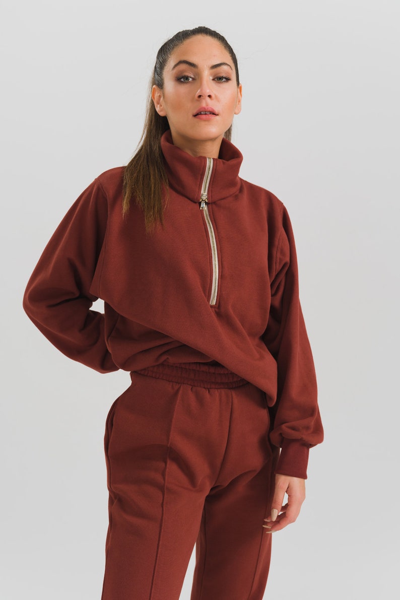 Women Cozy Fleece High-rise Sweatpants %100 Organic Cotton - Etsy