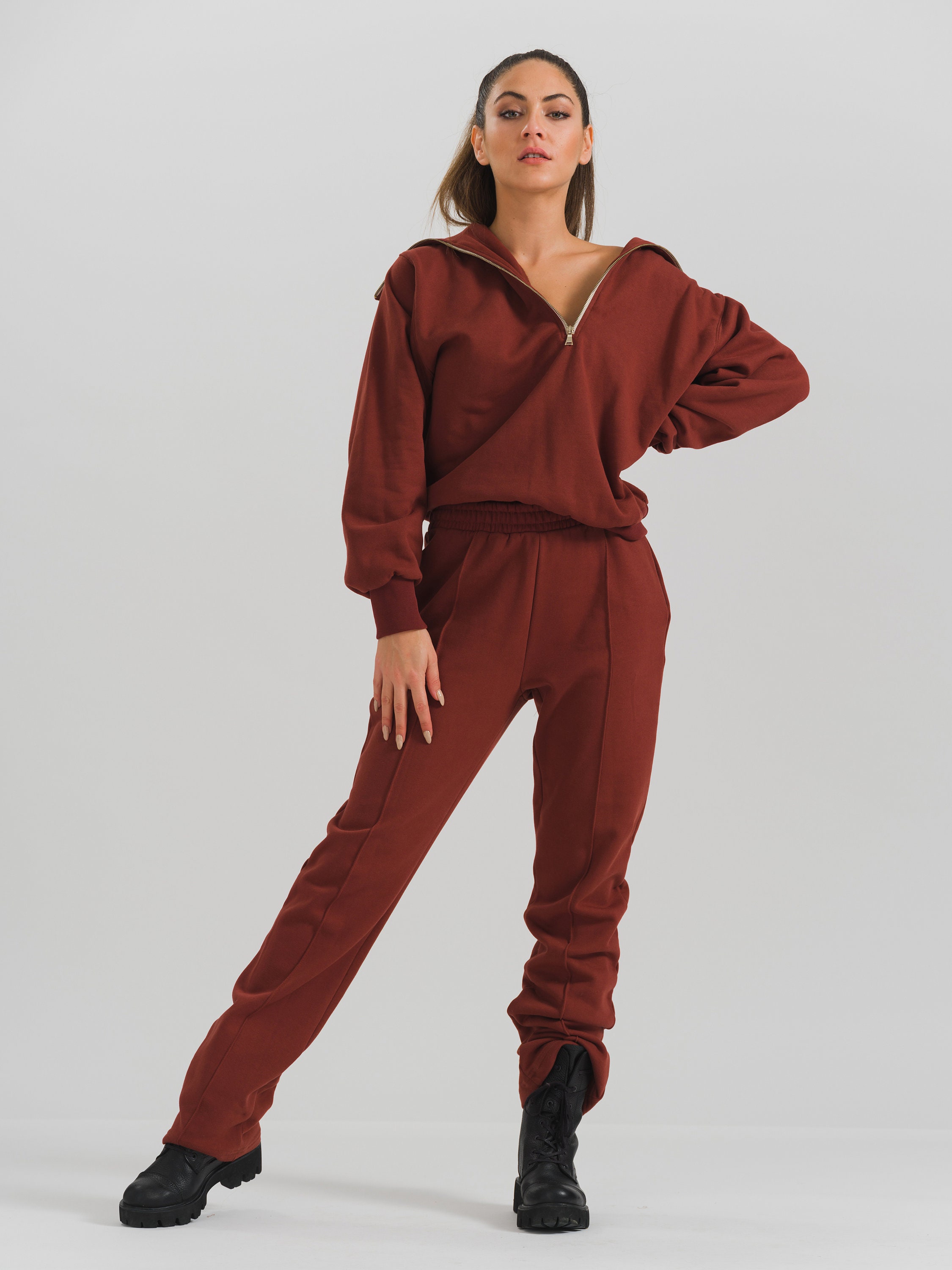 Women Cozy Fleece High-rise Sweatpants %100 Organic Cotton - Etsy