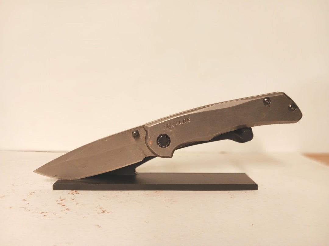 Plastic Knife Display Stand Knife Rack Made in the USA Fixed or Folding ...