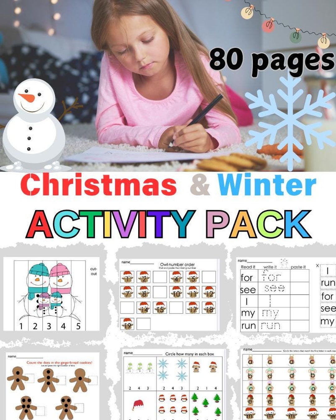 Toddler Learning Binder, Busy Book Printable, Preschool Activities ...