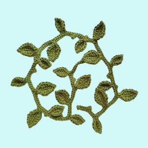 Leaf Garland Crochet Pattern. Instant Download. Decor Leaves, Spring ...