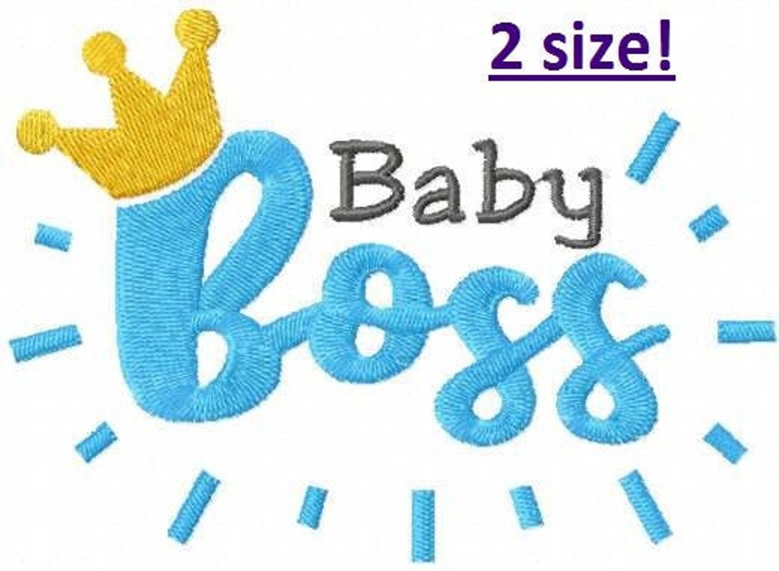 Baby Boss Embroidery Design *2 Size! - Etsy